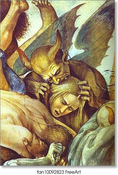 Free art print of Hell. Detail by Luca Signorelli | FreeArt | fan10092823