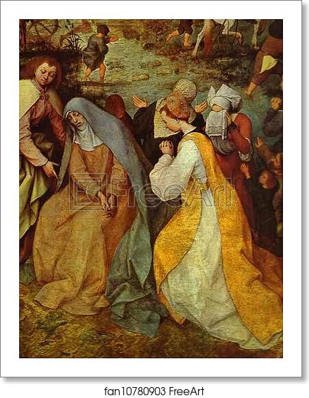 Free art print of The Procession to Calvary. Detail by Pieter Bruegel ...