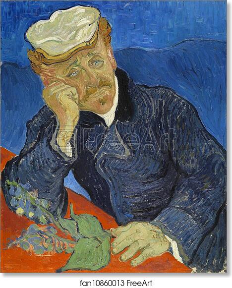 Free art print of Dr Paul Gachet by Vincent Van Gogh | FreeArt ...