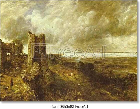 Free art print of Hadleigh Castle by John Constable. 1829. Oil on ...
