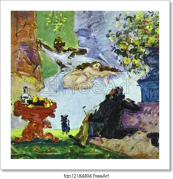 Free art print of A Modern Olympia by Paul Cézanne. C. 1873. Oil on ...