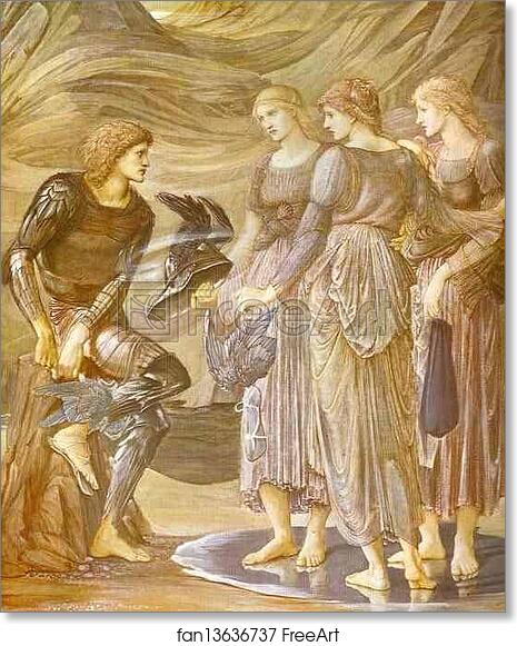 Free art print of The Arming of Perseus by Sir Edward Coley Burne-Jones ...