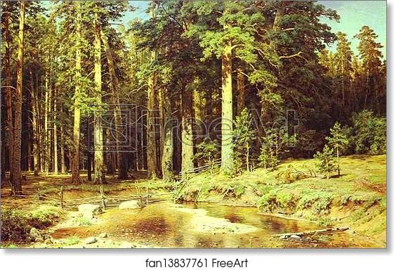 Free art print of Mast-Tree Grove by Ivan Shishkin | FreeArt | fan13837761