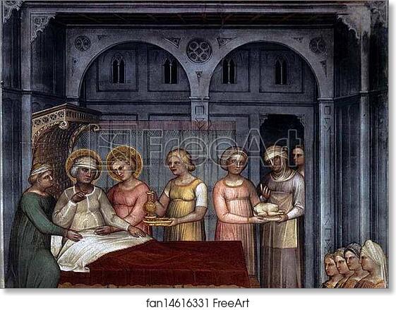 Free art print of The Birth of John the Baptist. Detail by Giusto De ...
