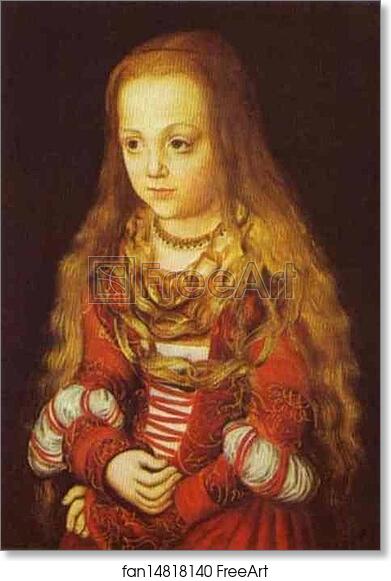 Free art print of Portrait of a Princess of Saxony by Lucas Cranach The ...