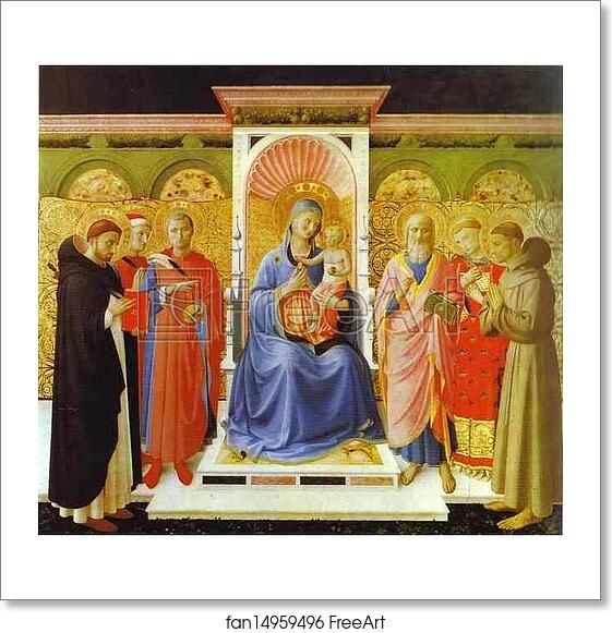 Free art print of Annalena Altarpiece by Fra Angelico. C. 1437-1440 ... Free art print of Annalena Altarpiece by Fra Angelico. C. 1437-1440 ...