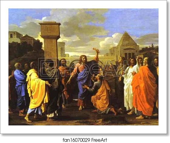 Free art print of The Ordination by Nicolas Poussin. 1647. Oil on ...