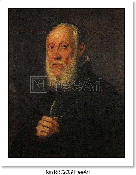 Free art print of Portrait of Jacopo Sansovino by Jacopo Robusti, Called Tintoretto. 1566. Oil ...