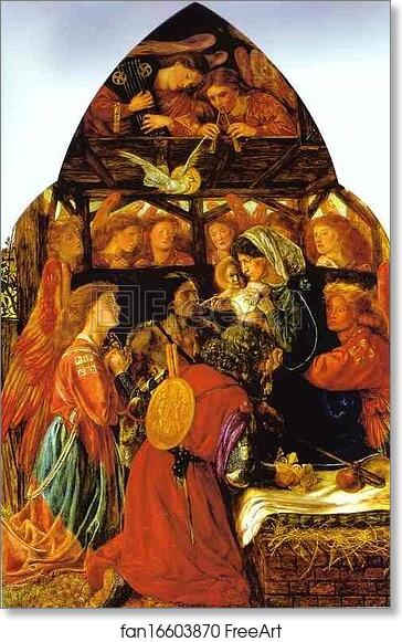 Free art print of The Seed of David by Dante Gabriel Rossetti. 1858 ...