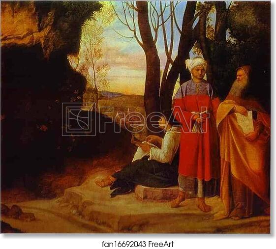 Free art print of The Three Philosophers by Giorgione | FreeArt ...