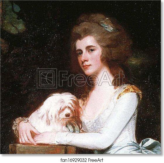 Free art print of Miss Sarah Rodbard. Detail by George Romney | FreeArt ...
