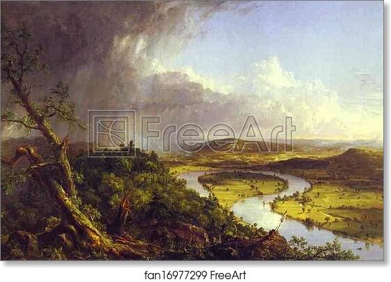 Free art print of The Oxbow (The Connecticut River near Northampton) by ...