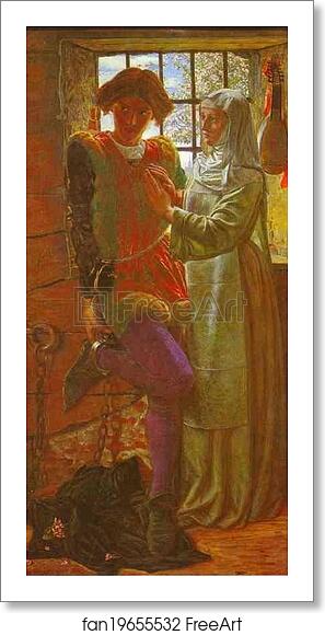 Free art print of Claudio and Isabella by William Holman Hunt. 1849 ...