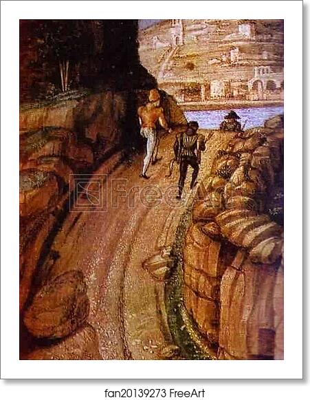 Free art print of St. Sebastian by Andrea Mantegna. C. 1459. Detail ...