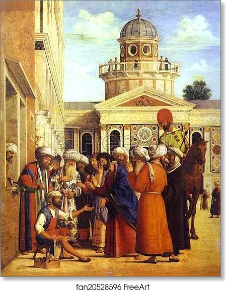 Free art print of Ananias Healing Saul (St. Paul) by Giovanni Battista ...