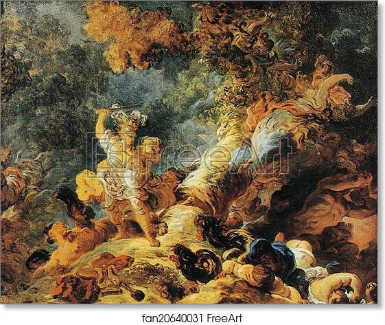 Free art print of Rinaldo in the Enchanted Forest by Jean-Honoré ...