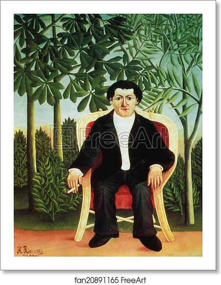 Free art print of Portrait of Joseph Brummer by Henri Rousseau. 1909 ...