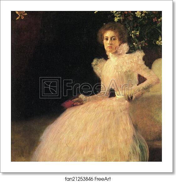 Free art print of Sonja Knips by Gustav Klimt. 1898. Oil on canvas. 145 ...