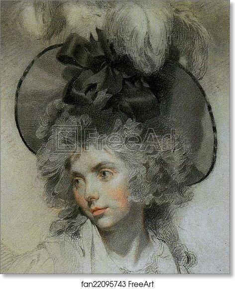 Free art print of Mrs Mary Hamilton. Detail by Sir Thomas Lawrence ...
