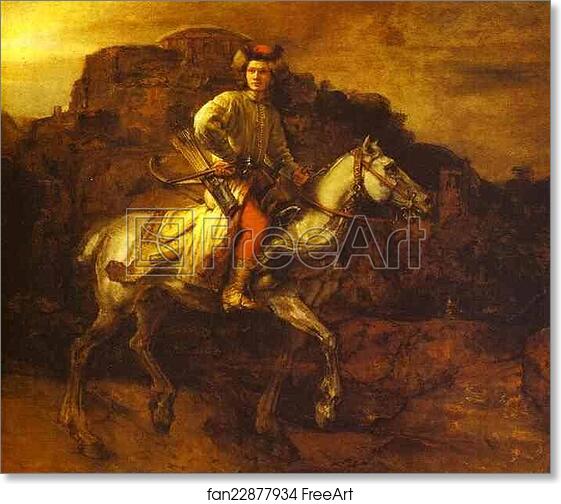 Free art print of The Polish Rider by Rembrandt Harmenszoon Van Rijn ...