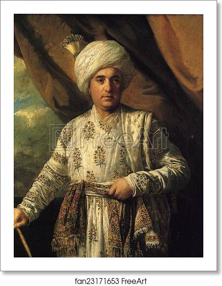 Free art print of Captain John Foote by Sir Joshua Reynolds. 1761. Oil ...