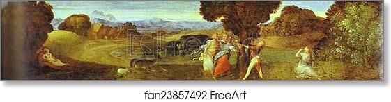 Free art print of The Birth of Adonis by Titian | FreeArt | fan23857492