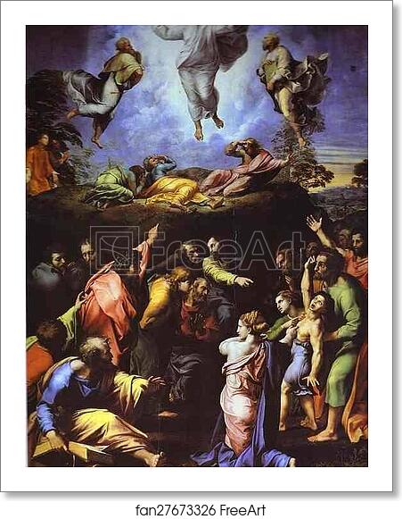 Free art print of The Transfiguration by Raphael. C. 1519-1520. Oil on ...