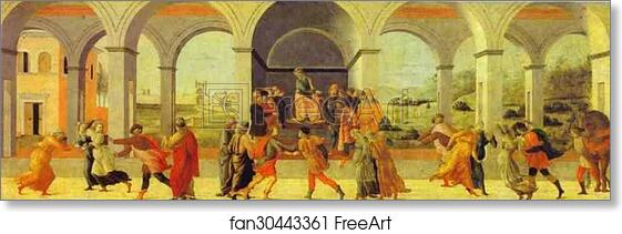 Free art print of Three Scenes from the Story of Virginia: Appius ...