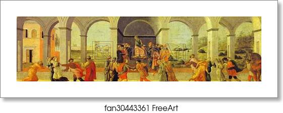 Free art print of Three Scenes from the Story of Virginia: Appius ...