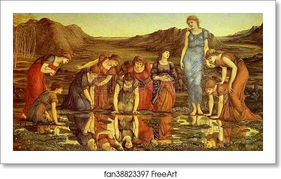 Free art print of The Mirror of Venus by Sir Edward Coley Burne-Jones ...