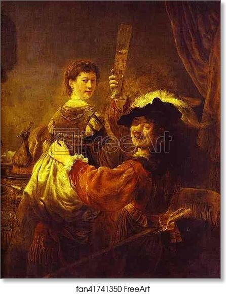 Free art print of The Prodigal Son in the Tavern (Rembrandt and Saskia ...