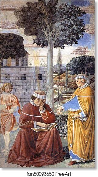 Free art print of St. Augustine Reading the Epistle of St. Paul by ...