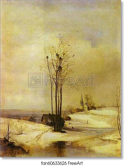 Free art print of Early Spring. Thaw by Alexey Savrasov | FreeArt ...