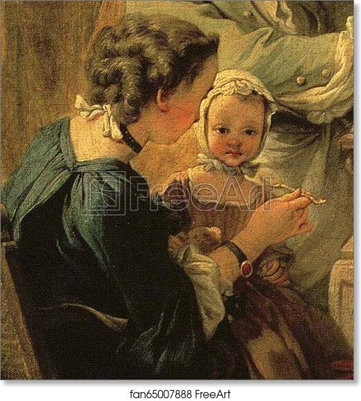 Free art print of Le Dejeuner / The Breakfast. Detail by François ...