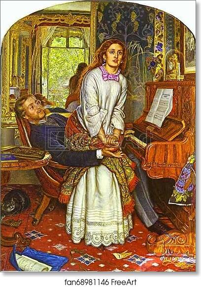 Free art print of The Awakening Conscience by William Holman Hunt ...