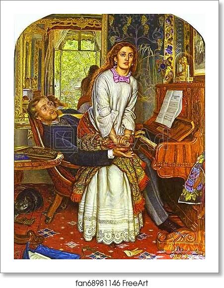 Free art print of The Awakening Conscience by William Holman Hunt. 1853 ...