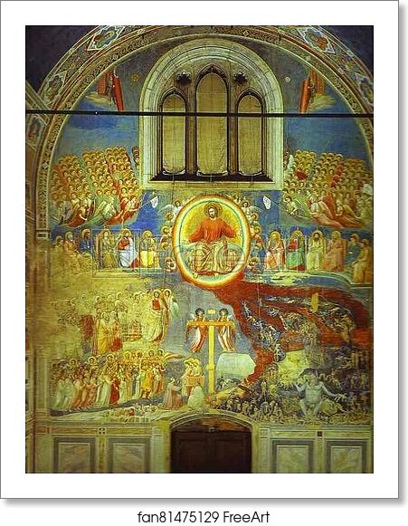 Free art print of The Last Judgment by Giotto. 1304-1306. Fresco ...