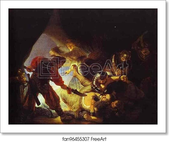 Free art print of The Blinding of Samson by Rembrandt Harmenszoon Van ...