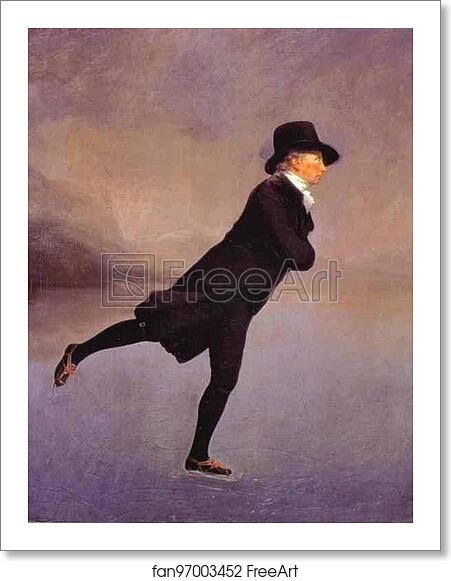 Free art print of Portrait of The Reverend Robert Walker Skating by Sir ...